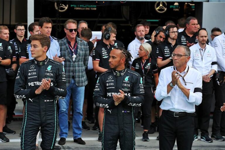 'It's a bit of a shame': Lewis Hamilton and George Russell disagree at ...