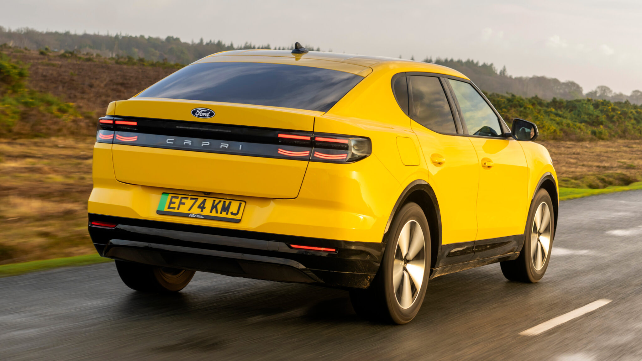 New Ford Capri Returns as an All-Electric Crossover Coupe
